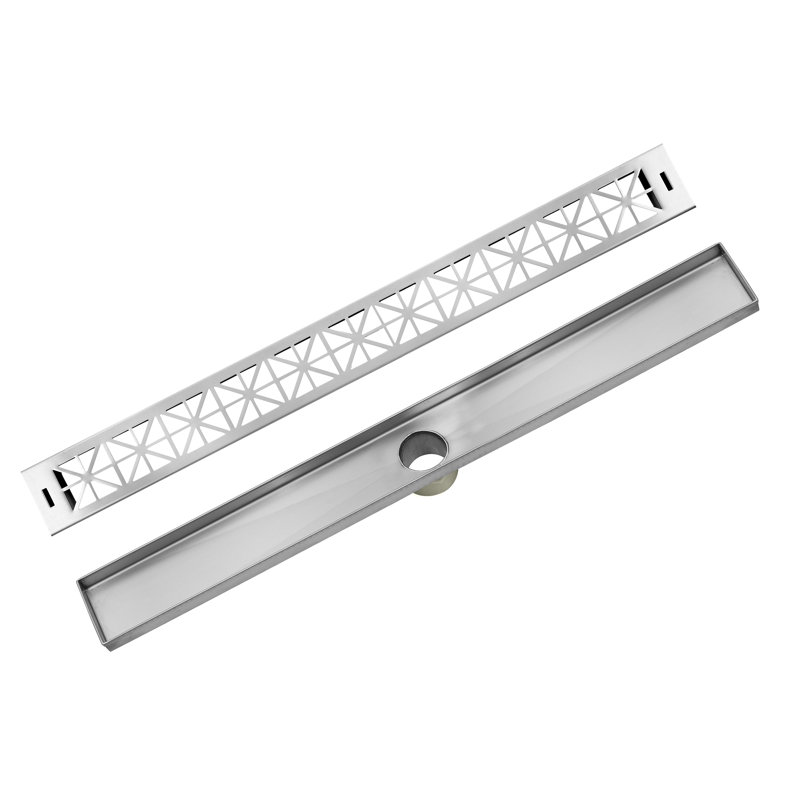 Luxe Linear Drains Linear Grid Shower Drain Wayfair